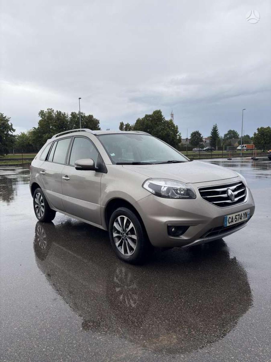 Yellow Renault Koleos 2012 in Taurage, with an engine capacity of 2.00 L and mileage of 201 thousand km for 4000 €, photo 1 on AUTOMOTO.COM.LV