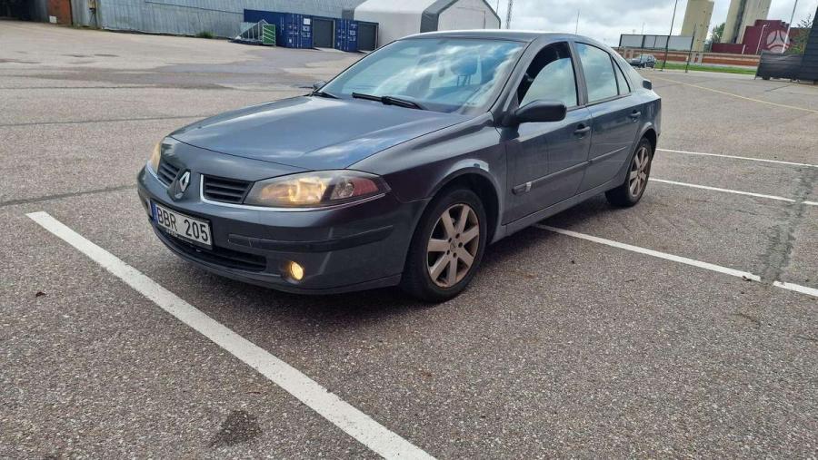 Melns Renault Laguna 2005 Kauņa, ar dzinēja tilpumu 1.87 L un nobraukumu 208 tūkst. km par 650 €, foto 1 vietnē AUTOMOTO.COM.LV