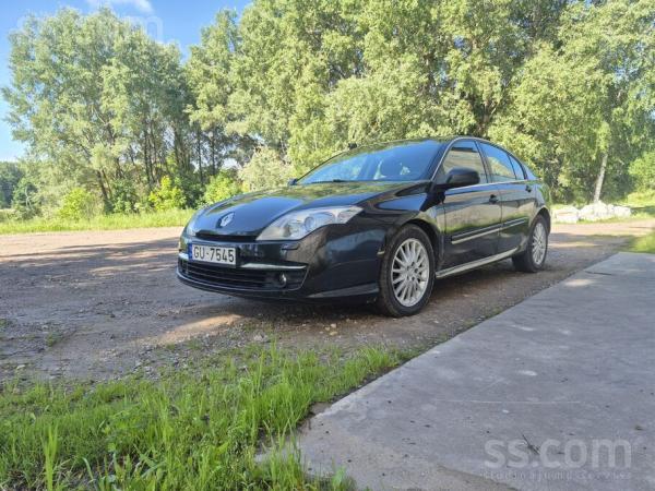 Black Renault Laguna 2007 in Kraslava, with an engine capacity of 2.00 L and mileage of 263 thousand km for 1500 €, photo 1 on AUTOMOTO.COM.LV