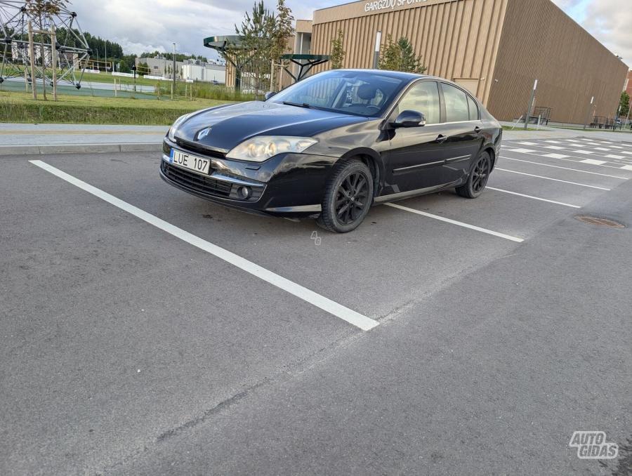 Black Renault Laguna 2007 in Klaipeda, with an engine capacity of 2.00 L and mileage of 307 thousand km for 1100 €, photo 3 on AUTOMOTO.COM.LV