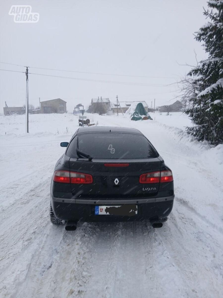 Melns Renault Laguna 2005 Šilalė, ar dzinēja tilpumu 1.90 L un nobraukumu 10 tūkst. km par 1000 €, foto 7 vietnē AUTOMOTO.COM.LV