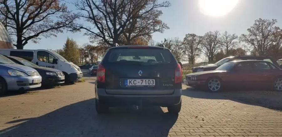 Melns Renault Laguna 2005 Valmiera, ar dzinēja tilpumu 1.90 L un nobraukumu 322 tūkst. km par 1350 €, foto 5 vietnē AUTOMOTO.COM.LV