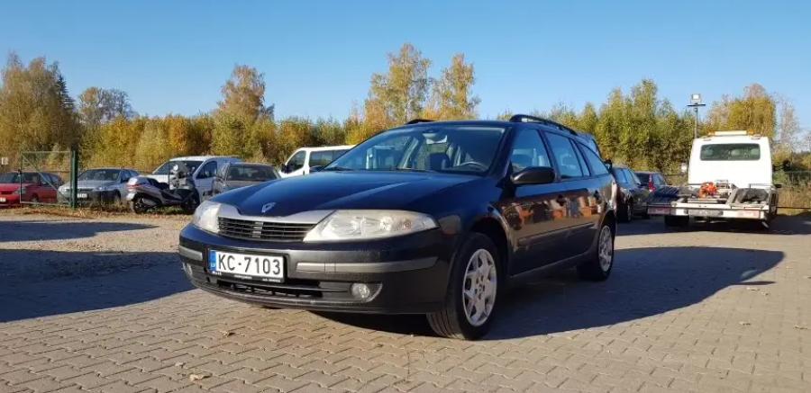 Melns Renault Laguna 2005 Valmiera, ar dzinēja tilpumu 1.90 L un nobraukumu 322 tūkst. km par 1350 €, foto 8 vietnē AUTOMOTO.COM.LV