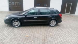 Black Renault Laguna 2006 in Riga, with an engine capacity of 2.20 L and mileage of 288 thousand km for 1650 €, photo 5 on AUTOMOTO.COM.LV