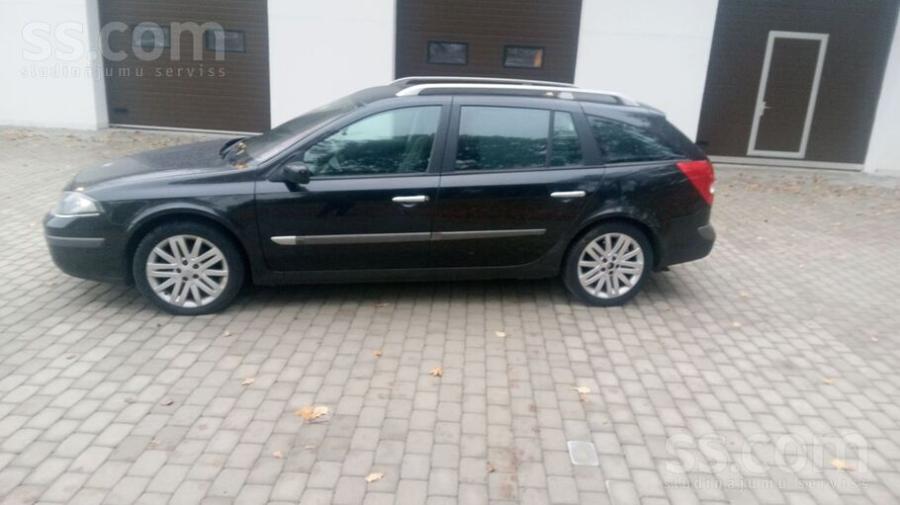 Black Renault Laguna 2006 in Riga, with an engine capacity of 2.20 L and mileage of 288 thousand km for 1650 €, photo 5 on AUTOMOTO.COM.LV