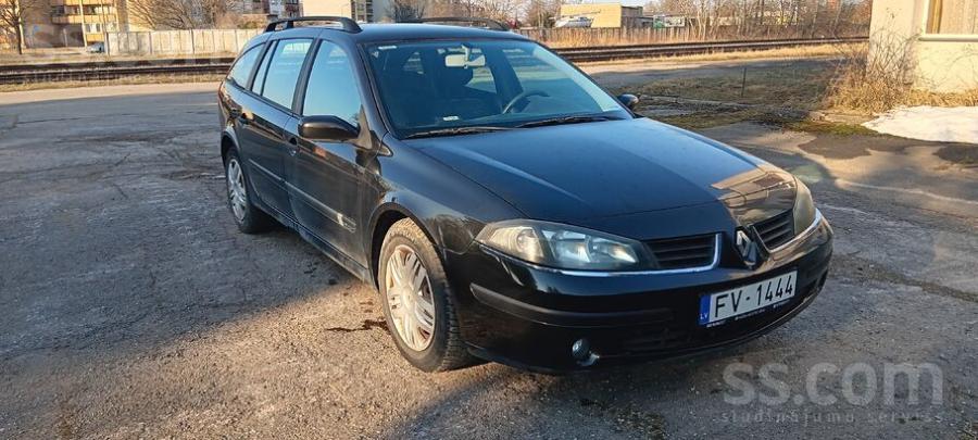 Black Renault Laguna 2006 in Jelgava, with an engine capacity of 2.00 L and mileage of 0 thousand km for 750 €, photo 4 on AUTOMOTO.COM.LV