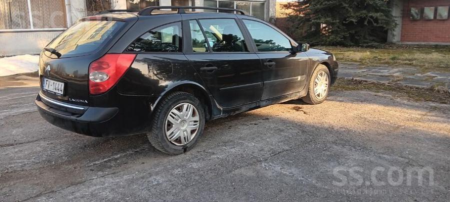Black Renault Laguna 2006 in Jelgava, with an engine capacity of 2.00 L and mileage of 0 thousand km for 750 €, photo 5 on AUTOMOTO.COM.LV