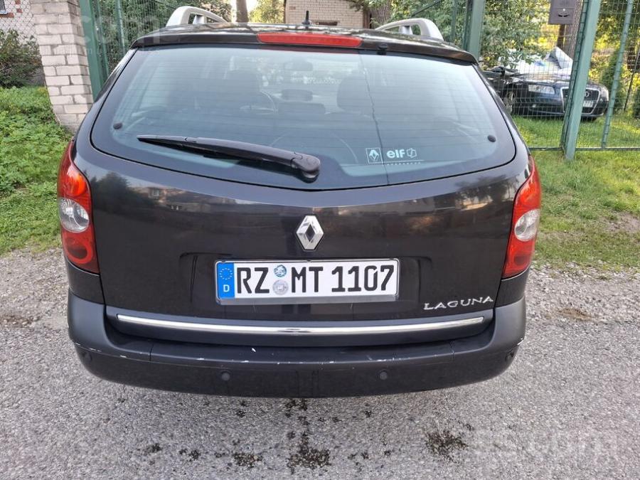 Black Renault Laguna 2006 in Daugavpils, with an engine capacity of 2.20 L and mileage of 290 thousand km for 1200 €, photo 5 on AUTOMOTO.COM.LV