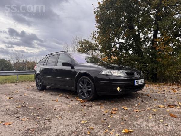 Black Renault Laguna 2006 in Jekabpils, with an engine capacity of 1.90 L and mileage of 350 thousand km for 1300 €, photo 3 on AUTOMOTO.COM.LV