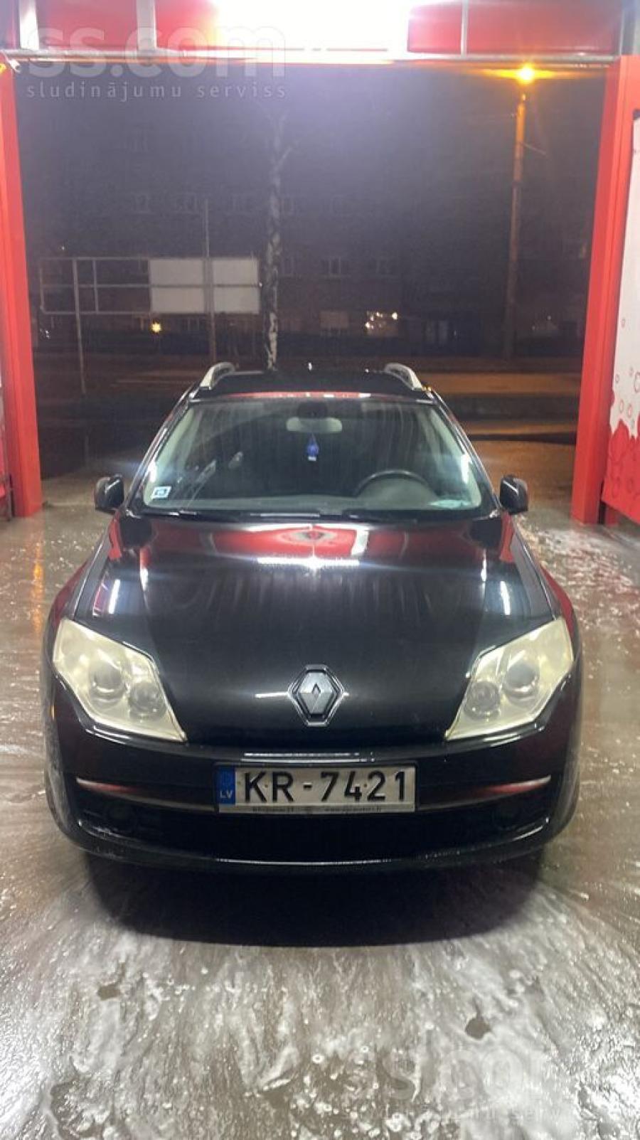 Melns Renault Laguna 2007 Rīga, ar dzinēja tilpumu 2.00 L un nobraukumu 276 tūkst. km par 850 €, foto 1 vietnē AUTOMOTO.COM.LV