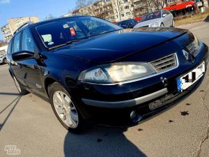 Melns Renault Laguna 2007 Viļņa, ar dzinēja tilpumu 2.00 L un nobraukumu 158 tūkst. km par 999 €, foto  vietnē AUTOMOTO.COM.LV