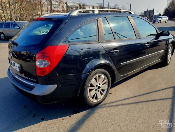 Black Renault Laguna 2007 in Vilnius, with an engine capacity of 2.00 L and mileage of 158 thousand km for 999 €, photo 4 on AUTOMOTO.COM.LV