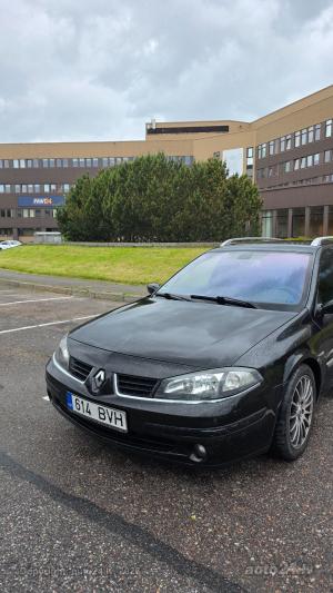 Black Renault Laguna 2007 in Tallinn, with an engine capacity of 2.20 L and mileage of 250 thousand km for 1299 €, photo 3 on AUTOMOTO.COM.LV
