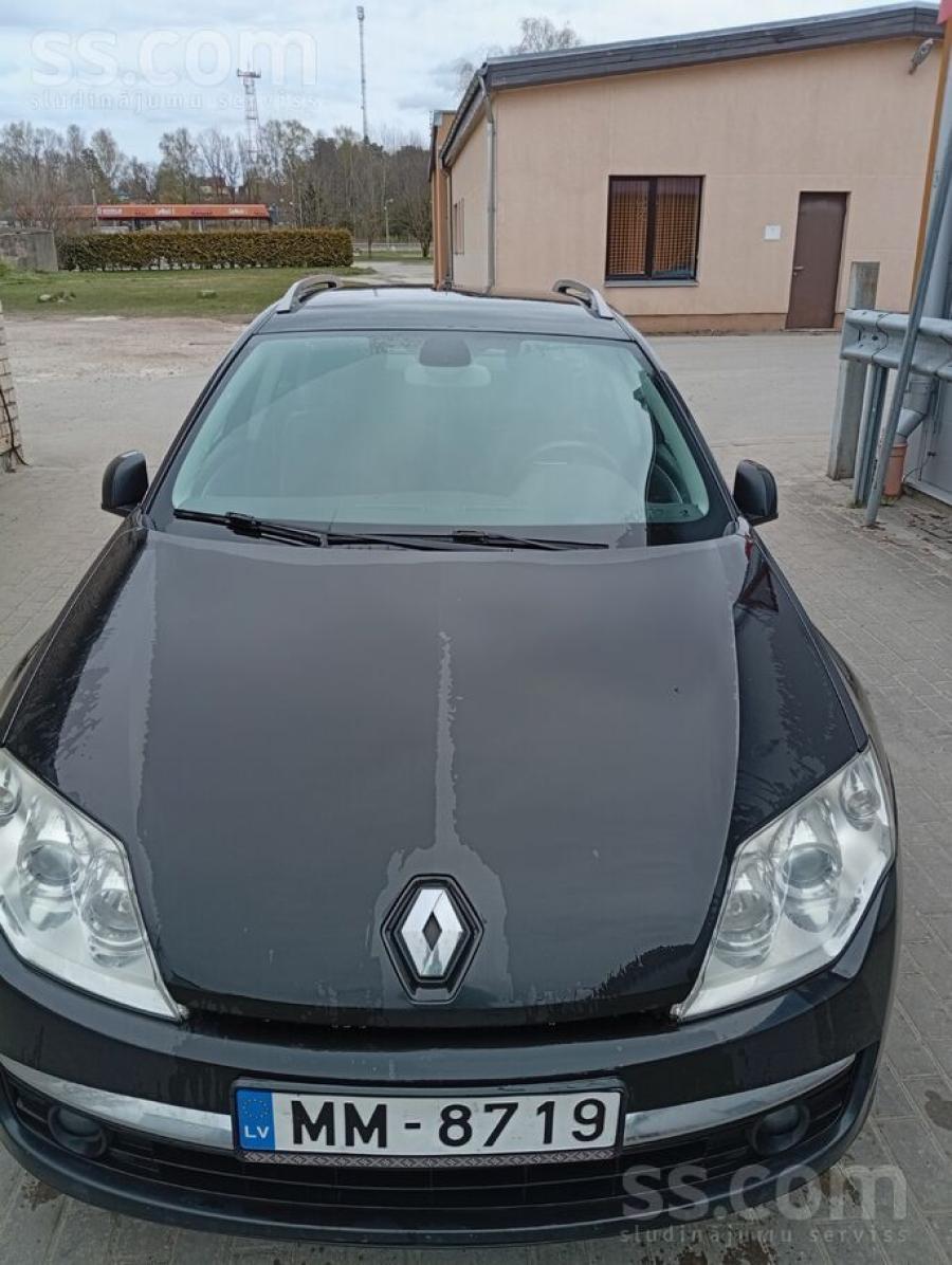 Black Renault Laguna 2008 in Ogre, with an engine capacity of 2.00 L and mileage of 388 thousand km for 1750 €, photo 3 on AUTOMOTO.COM.LV