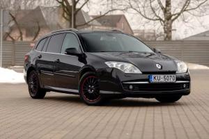 Black Renault Laguna 2008 in Jelgava, with an engine capacity of 1.50 L and mileage of 281 thousand km for 2900 €, photo 3 on AUTOMOTO.COM.LV