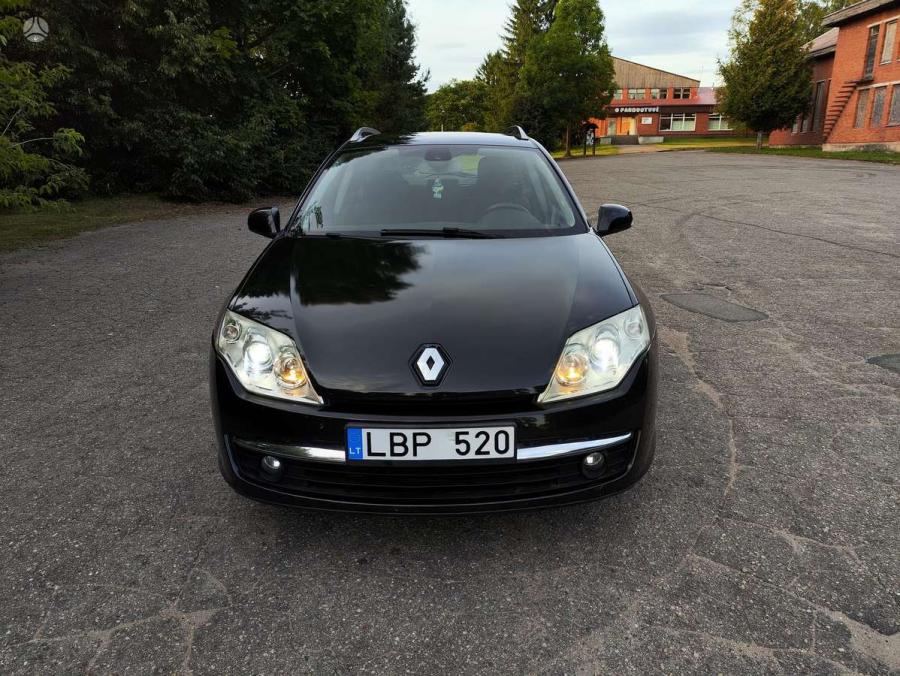Melns Renault Laguna 2008 Molėtai, ar dzinēja tilpumu 2.00 L un nobraukumu 278 tūkst. km par 2100 €, foto 1 vietnē AUTOMOTO.COM.LV