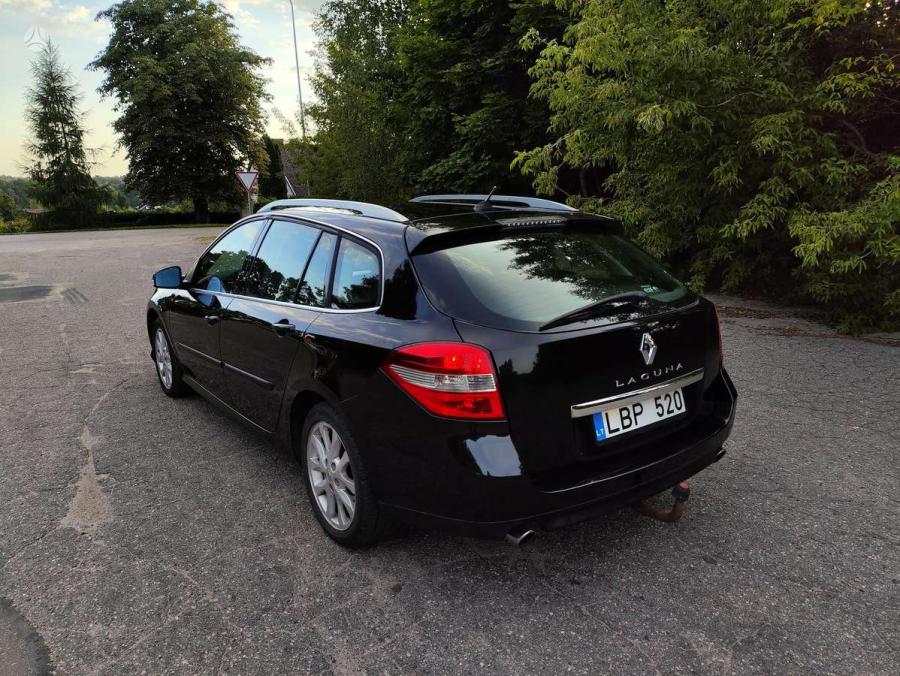 Melns Renault Laguna 2008 Molėtai, ar dzinēja tilpumu 2.00 L un nobraukumu 278 tūkst. km par 2100 €, foto 5 vietnē AUTOMOTO.COM.LV