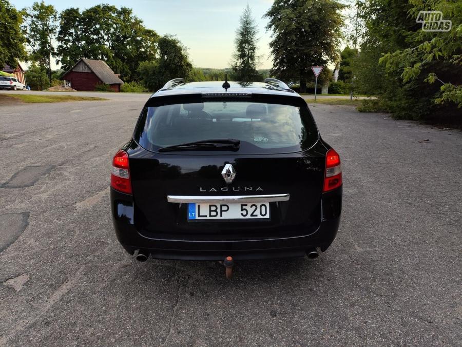 Black Renault Laguna 2008 in Moletai, with an engine capacity of 2.00 L and mileage of 277 thousand km for 1900 €, photo 6 on AUTOMOTO.COM.LV