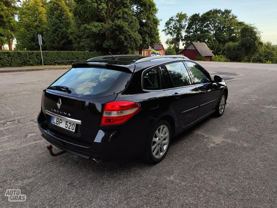 Black Renault Laguna 2008 in Moletai, with an engine capacity of 2.00 L and mileage of 277 thousand km for 1900 €, photo 7 on AUTOMOTO.COM.LV