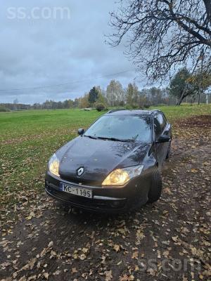 Black Renault Laguna 2008 in Valka, with an engine capacity of 2.00 L and mileage of 354 thousand km for 1500 €, photo 3 on AUTOMOTO.COM.LV