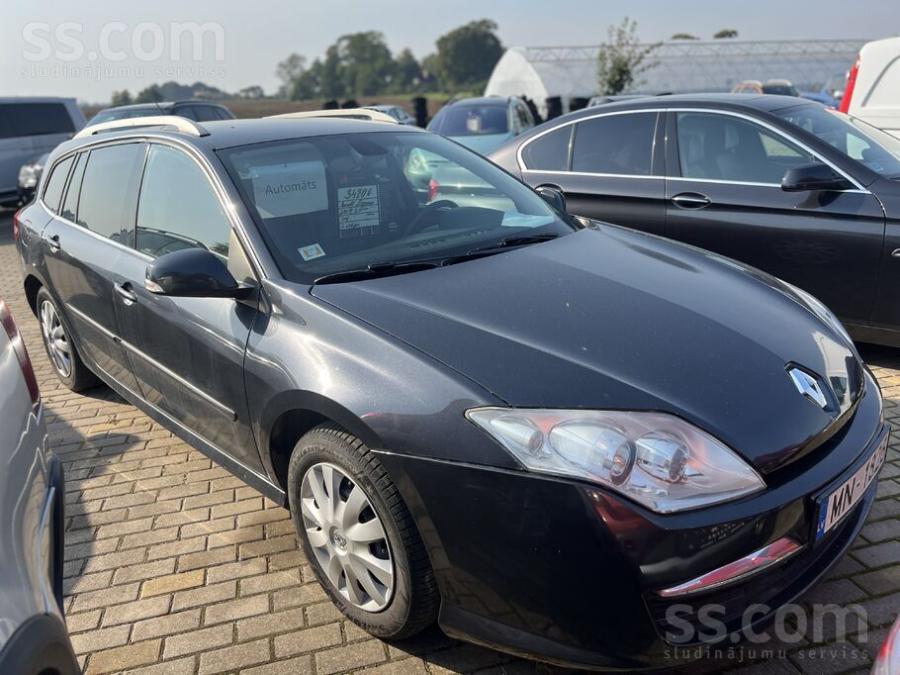 Black Renault Laguna 2009 in Talsi, with an engine capacity of 2.00 L and mileage of 266 thousand km for 3370 €, photo 2 on AUTOMOTO.COM.LV