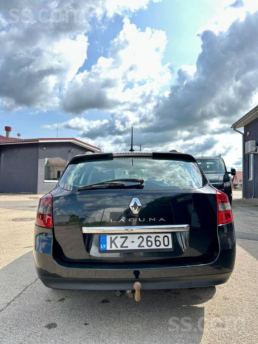 Black Renault Laguna 2010 in Dobele, with an engine capacity of 1.50 L and mileage of 391 thousand km for 2250 €, photo 6 on AUTOMOTO.COM.LV
