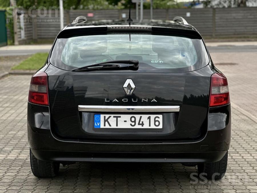 Black Renault Laguna 2010 in Jelgava, with an engine capacity of 1.50 L and mileage of 0 thousand km for 2280 €, photo 5 on AUTOMOTO.COM.LV