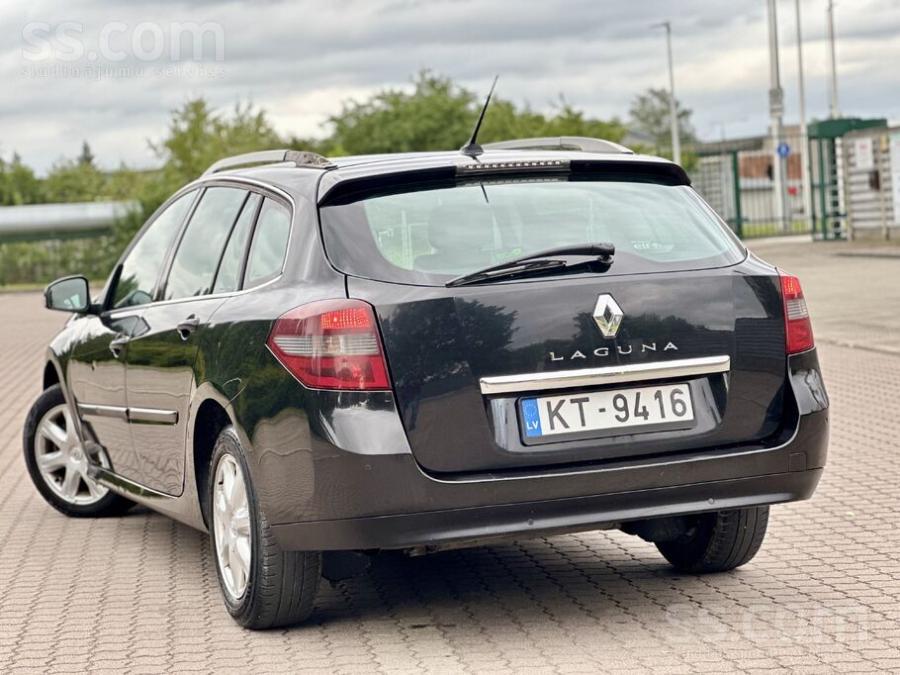 Black Renault Laguna 2010 in Jelgava, with an engine capacity of 1.50 L and mileage of 0 thousand km for 2280 €, photo 6 on AUTOMOTO.COM.LV