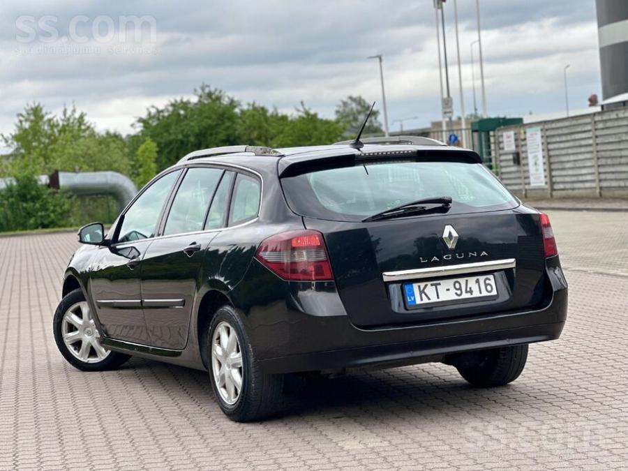 Black Renault Laguna 2010 in Jelgava, with an engine capacity of 1.50 L and mileage of 0 thousand km for 2280 €, photo 10 on AUTOMOTO.COM.LV