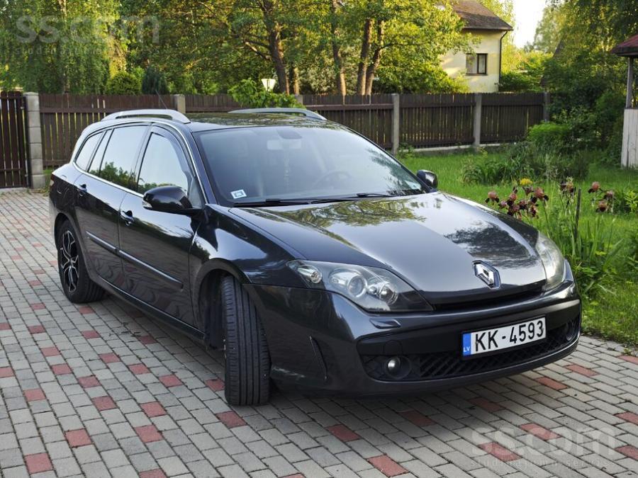 Black Renault Laguna 2010 in Riga, with an engine capacity of 2.00 L and mileage of 208 thousand km for 4000 €, photo 1 on AUTOMOTO.COM.LV