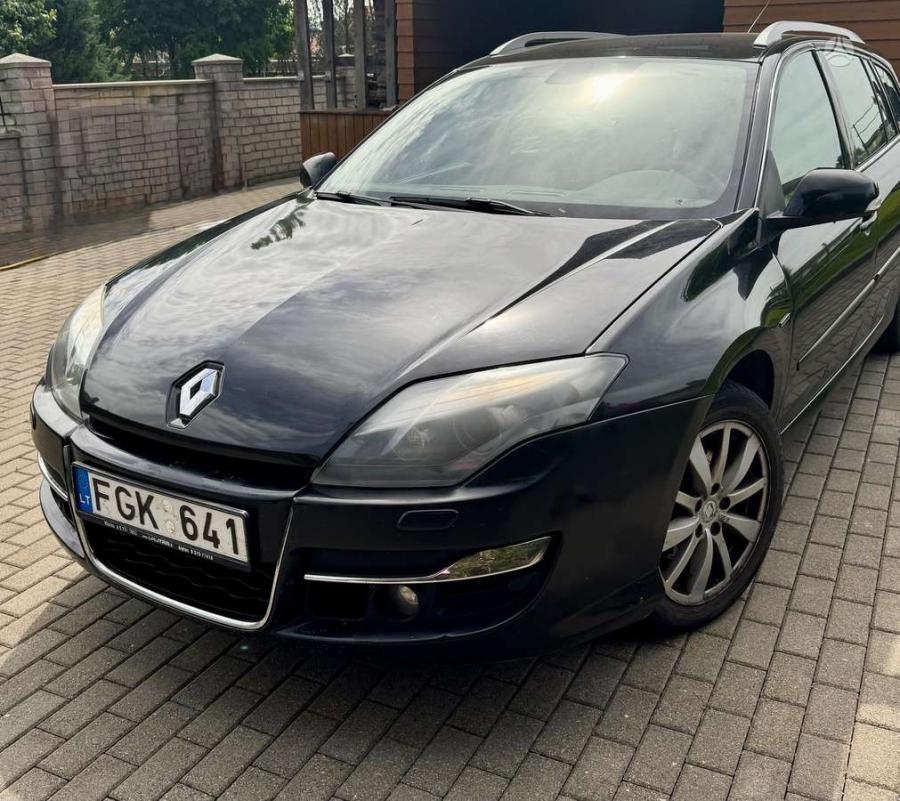 Melns Renault Laguna 2011 Klaipėda, ar dzinēja tilpumu 2.00 L un nobraukumu 308 tūkst. km par 2500 €, foto 14 vietnē AUTOMOTO.COM.LV
