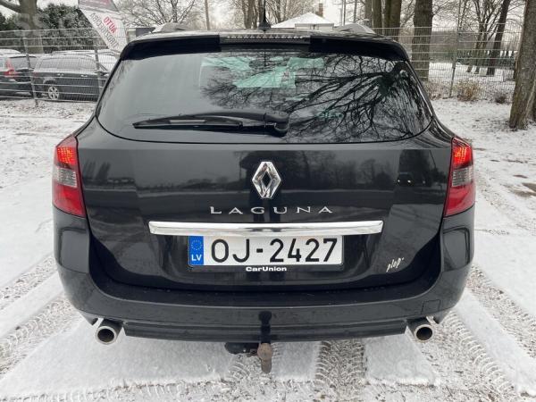 Black Renault Laguna 2012 in Riga, with an engine capacity of 2.00 L and mileage of 273 thousand km for 4990 €, photo 4 on AUTOMOTO.COM.LV
