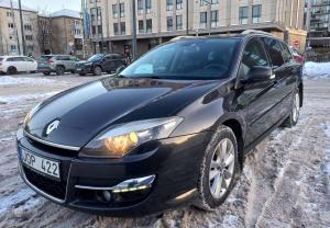 Black Renault Laguna 2013 in Vilnius, with an engine capacity of 2.00 L and mileage of 222 thousand km for 4300 €, photo  on AUTOMOTO.COM.LV
