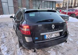 Black Renault Laguna 2013 in Vilnius, with an engine capacity of 2.00 L and mileage of 222 thousand km for 4300 €, photo 7 on AUTOMOTO.COM.LV