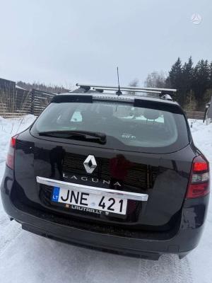 Black Renault Laguna 2013 in Vilnius, with an engine capacity of 1.46 L and mileage of 287 thousand km for 3900 €, photo 10 on AUTOMOTO.COM.LV