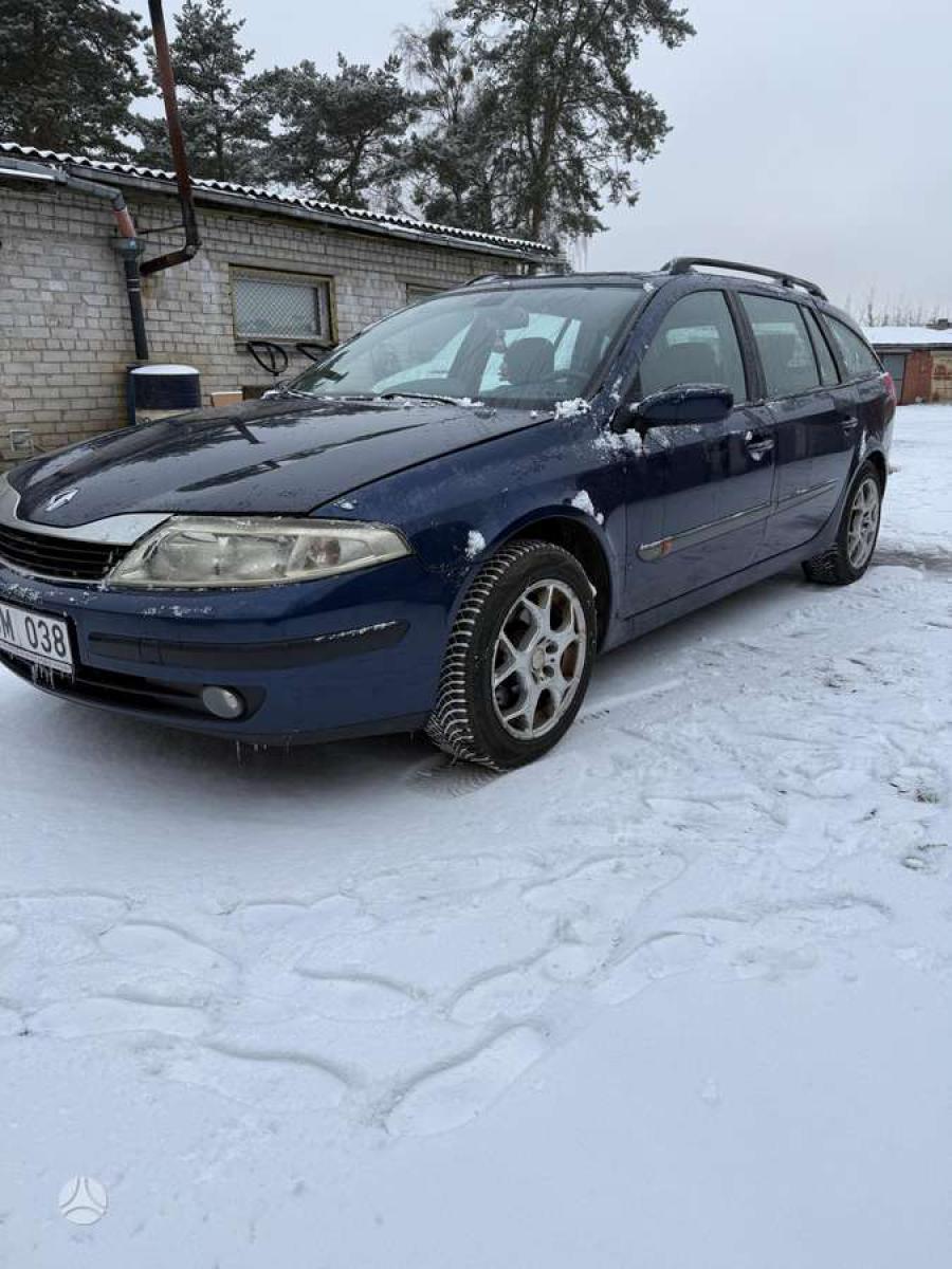 Blue Renault Laguna 2003 in Druskininkai, with an engine capacity of 1.87 L and mileage of 269 thousand km for 990 €, photo 1 on AUTOMOTO.COM.LV