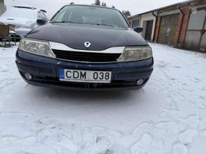 Blue Renault Laguna 2003 in Druskininkai, with an engine capacity of 1.87 L and mileage of 269 thousand km for 990 €, photo 6 on AUTOMOTO.COM.LV