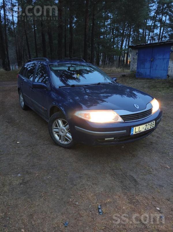 Zils Renault Laguna 2003 Daugavpils, ar dzinēja tilpumu 1.60 L un nobraukumu 344 tūkst. km par 1150 €, foto 1 vietnē AUTOMOTO.COM.LV