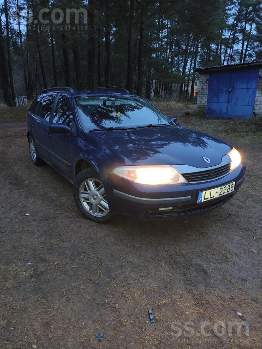 Zils Renault Laguna 2003 Daugavpils, ar dzinēja tilpumu 1.60 L un nobraukumu 344 tūkst. km par 1150 €, foto 1 vietnē AUTOMOTO.COM.LV