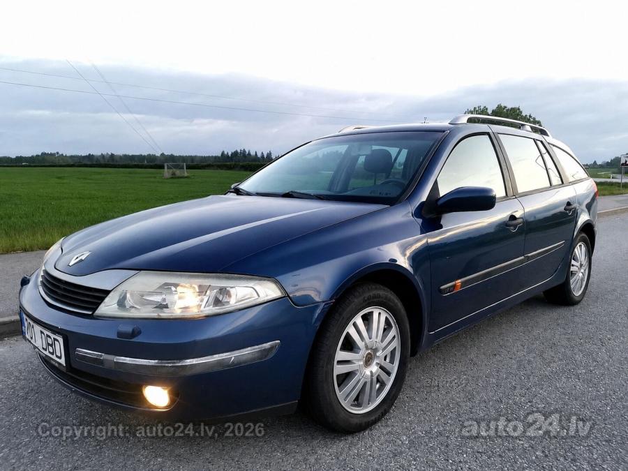 Blue Renault Laguna 2004 in Tartu, with an engine capacity of 1.80 L and mileage of 340 thousand km for 890 €, photo 1 on AUTOMOTO.COM.LV