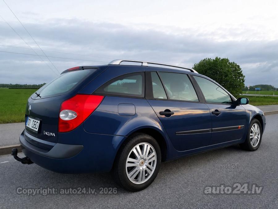 Blue Renault Laguna 2004 in Tartu, with an engine capacity of 1.80 L and mileage of 340 thousand km for 890 €, photo 4 on AUTOMOTO.COM.LV