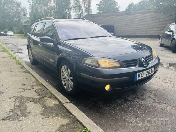 Blue Renault Laguna 2005 in Riga, with an engine capacity of 1.90 L and mileage of 270 thousand km for 1300 €, photo 2 on AUTOMOTO.COM.LV