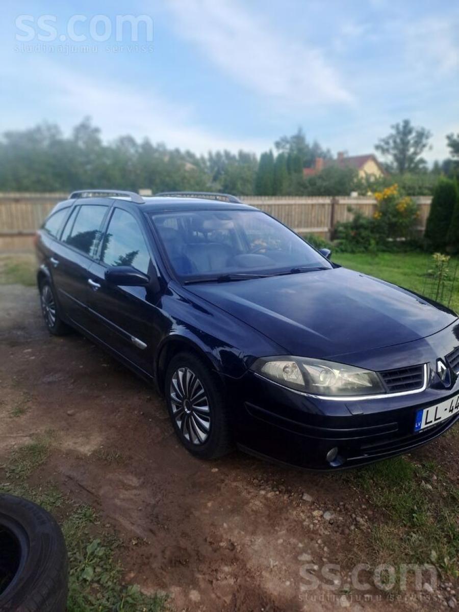 Синий Рено Лагуна 2005 в Тукумс, объемом двигателя 1.90 л и пробегом 320 тыс. км за 1400 €, фото 3 на AUTOMOTO.COM.LV