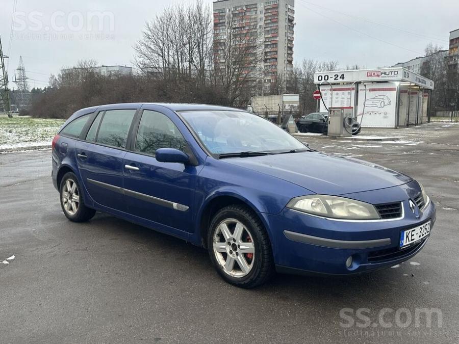 Blue Renault Laguna 2006 in Riga, with an engine capacity of 1.90 L and mileage of 295 thousand km for 1350 €, photo 3 on AUTOMOTO.COM.LV