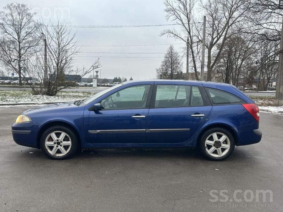 Blue Renault Laguna 2006 in Riga, with an engine capacity of 1.90 L and mileage of 295 thousand km for 1350 €, photo 5 on AUTOMOTO.COM.LV