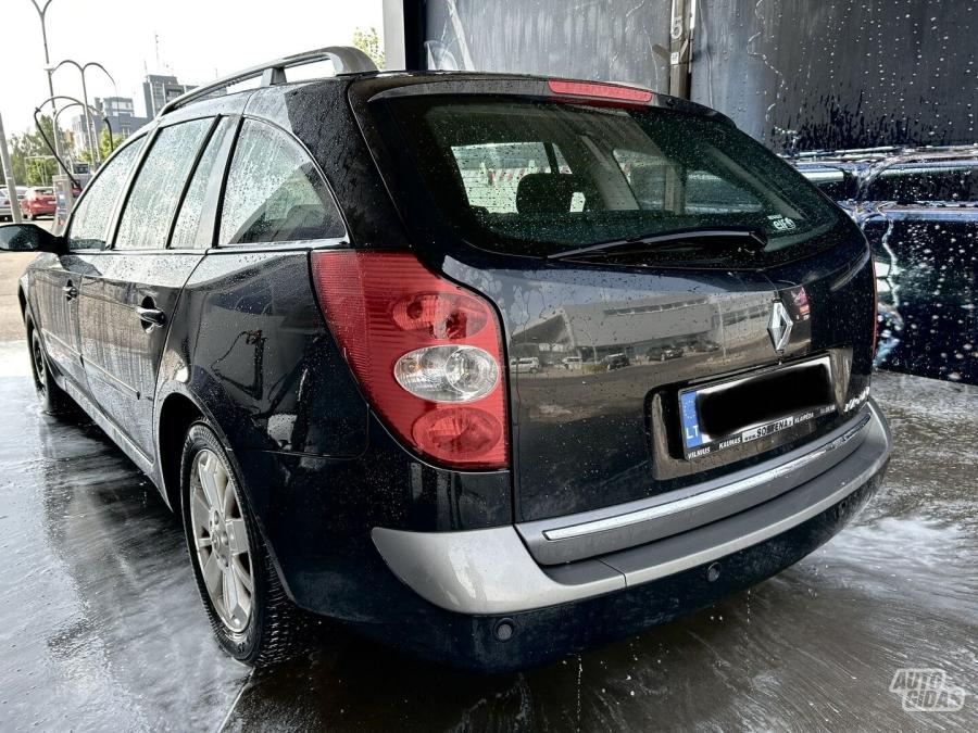 Blue Renault Laguna 2007 in Vilnius, with an engine capacity of 2.00 L and mileage of 156 thousand km for 900 €, photo 5 on AUTOMOTO.COM.LV