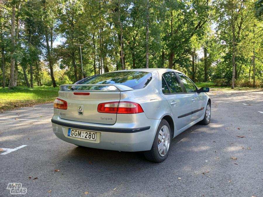 Pelēks Renault Laguna 2001 Prienai, ar dzinēja tilpumu 1.90 L un nobraukumu 248 tūkst. km par 790 €, foto 6 vietnē AUTOMOTO.COM.LV