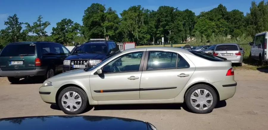 Grey Renault Laguna 2003 in Valmiera, with an engine capacity of 1.90 L and mileage of 297 thousand km for 1300 €, photo 7 on AUTOMOTO.COM.LV