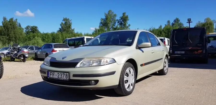 Grey Renault Laguna 2003 in Valmiera, with an engine capacity of 1.90 L and mileage of 297 thousand km for 1300 €, photo 8 on AUTOMOTO.COM.LV