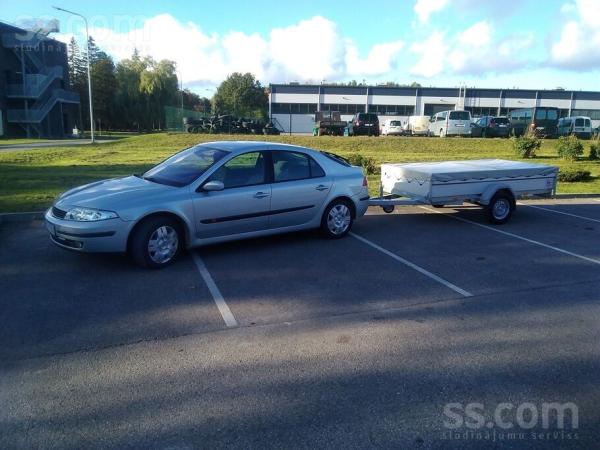 Grey Renault Laguna 2004 in Dobele, with an engine capacity of 1.90 L and mileage of 228 thousand km for 2500 €, photo 6 on AUTOMOTO.COM.LV
